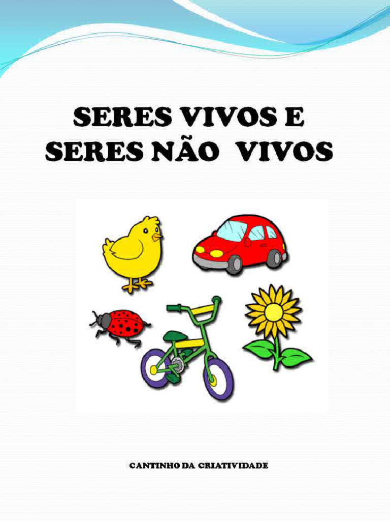 Séries Iniciais Seres Vivos e Não Vivos | PDF