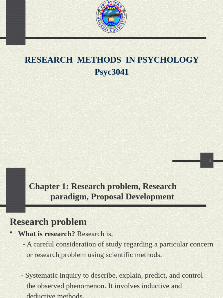 Psychology Research Methods Overview | PDF | Sampling (Statistics ...