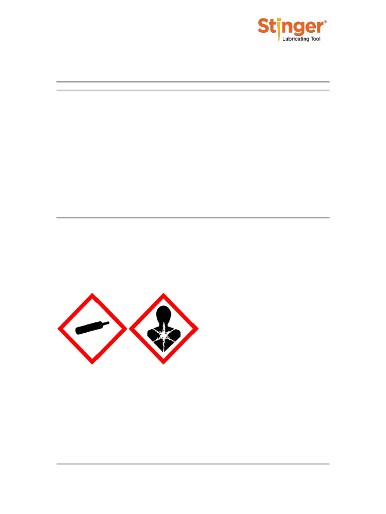 Stinger Fluid 2NP SDS 83120 | PDF | Dangerous Goods | Waste