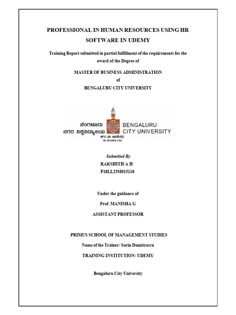 RAKSHITH 1122. | PDF | Human Resource Management | Human Resources