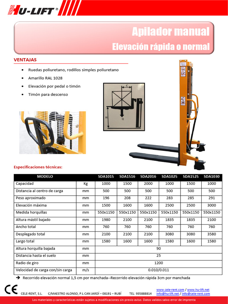 Ficha Tecnica Elevador HI-LIFT 2pag | PDF