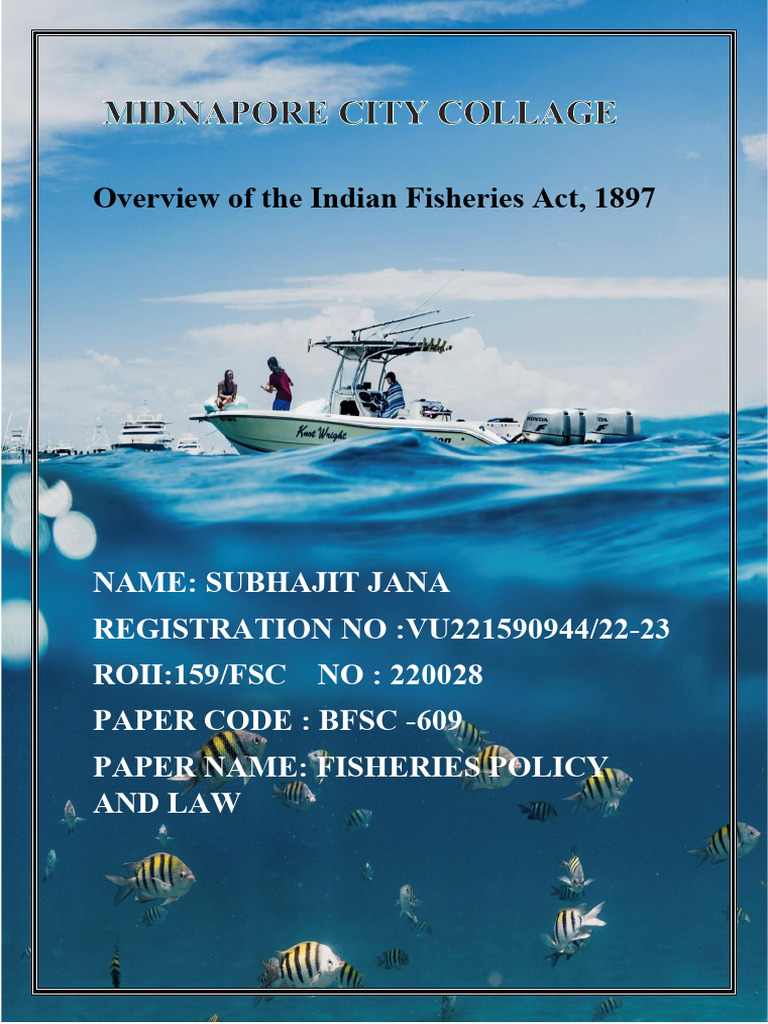 Overview of the Indian Fisheries Act, 1897 | PDF | Sustainability ...