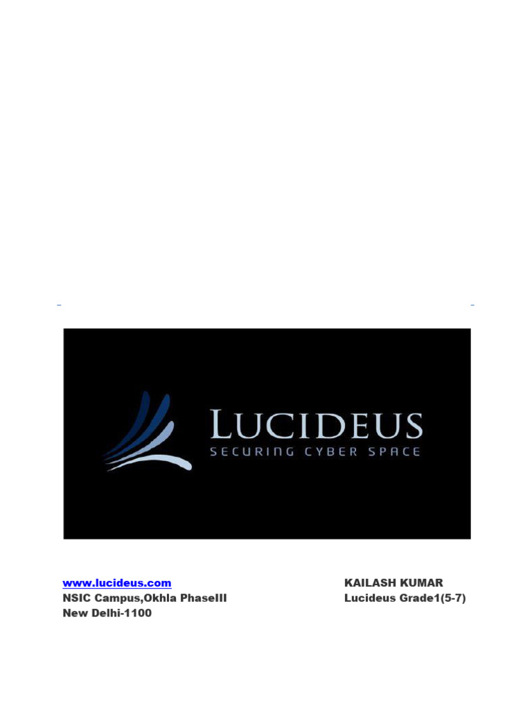 Basic Introduction To HTML and PHP Tags: Kailash Kumar Nsic Campus, Okhla Phaseiii Lucideus ...