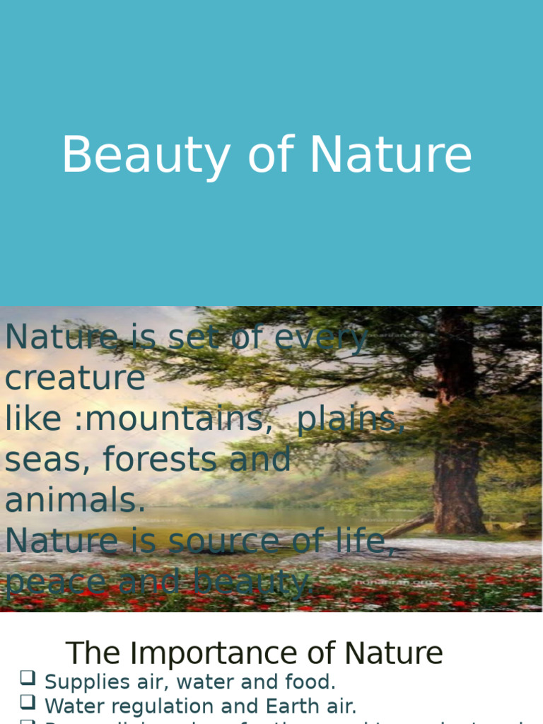 Beauty of Nature | PDF