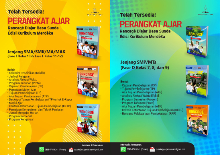Brosur Perangkat Ajar Rancagé Revisi-1 | PDF