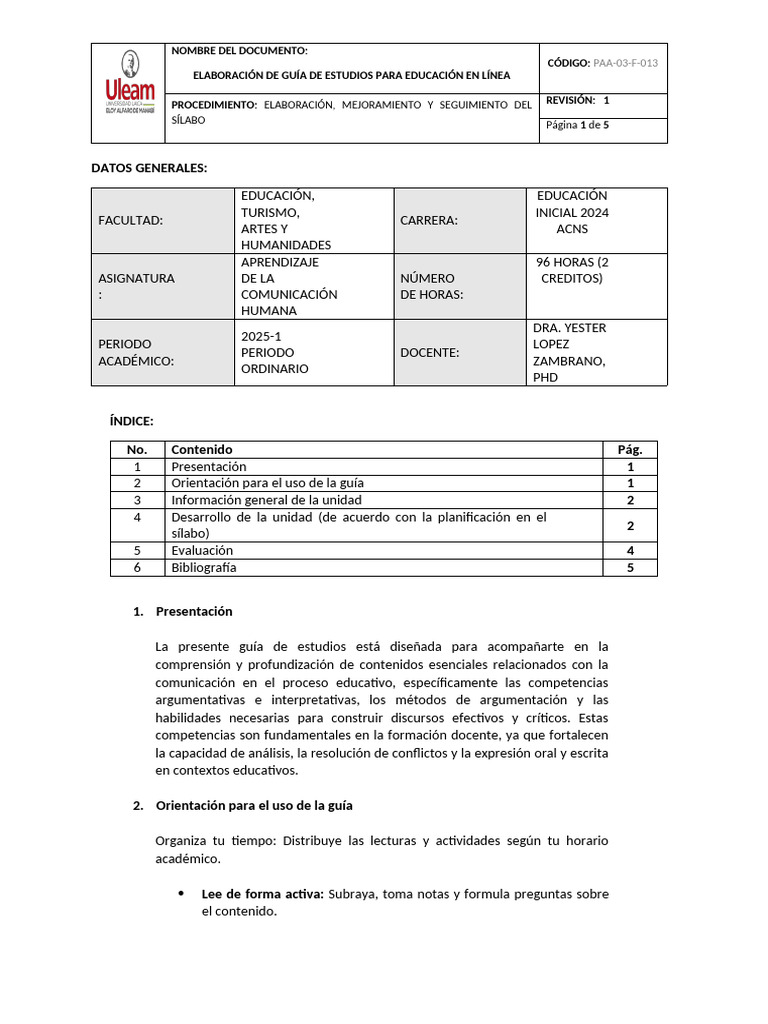 Paa 03 F 013 Guia de Estudios Uc2 | PDF | Enseñando | Razonamiento deductivo