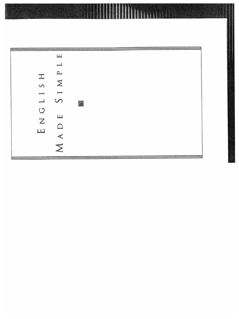 English Made Simple Complete | PDF