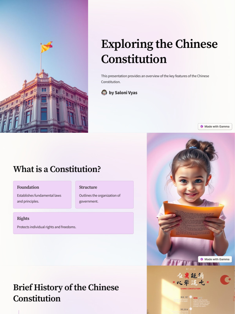 Exploring The Chinese Constitution | PDF