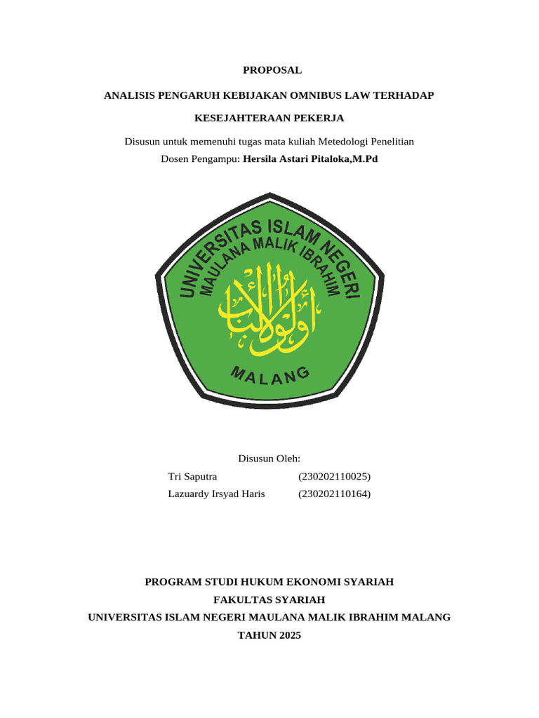 Lazuardy Irsyad - Proposal Metodelogi Penelitian FIX BGT | PDF