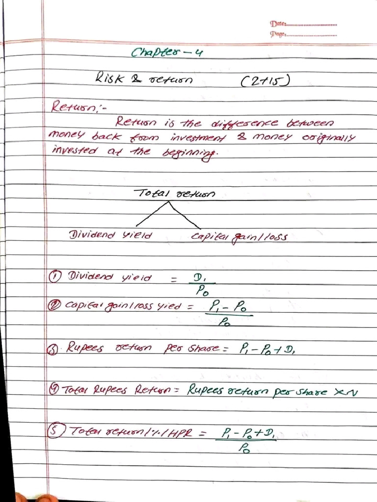 Finance Formula | PDF