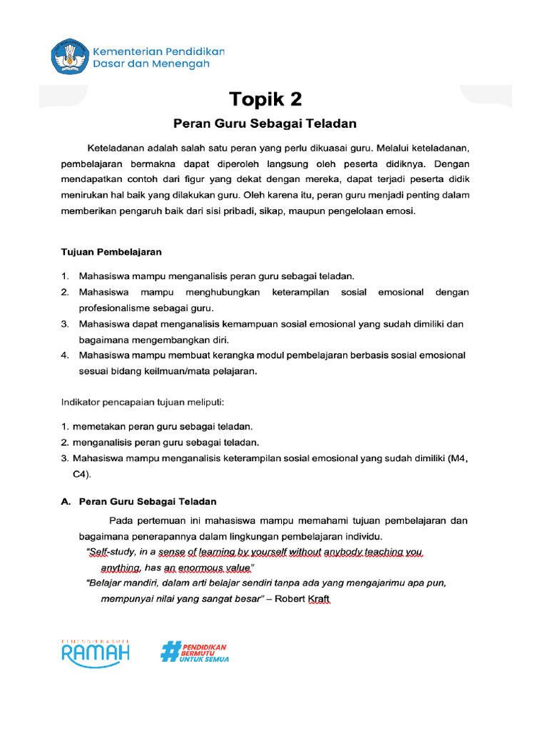 Microsoft Word - Topik 2 A - Revisi | PDF