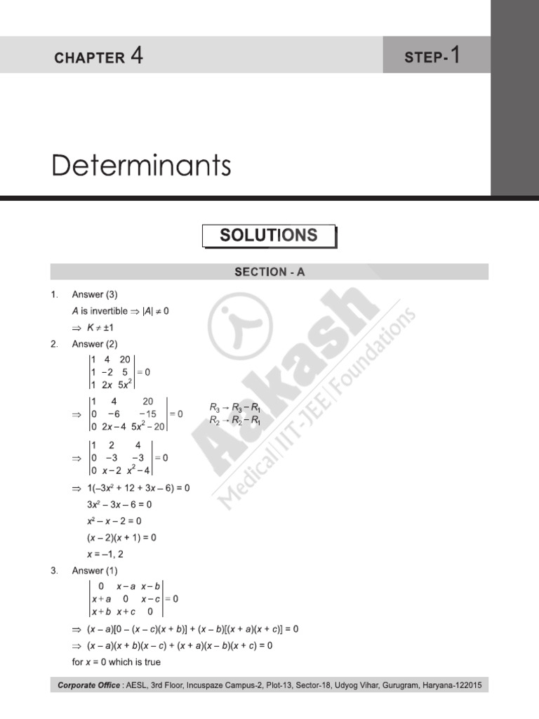 CLS ENG 25 26 XII Mat Target 2 Level 1 Chapter 4 | PDF