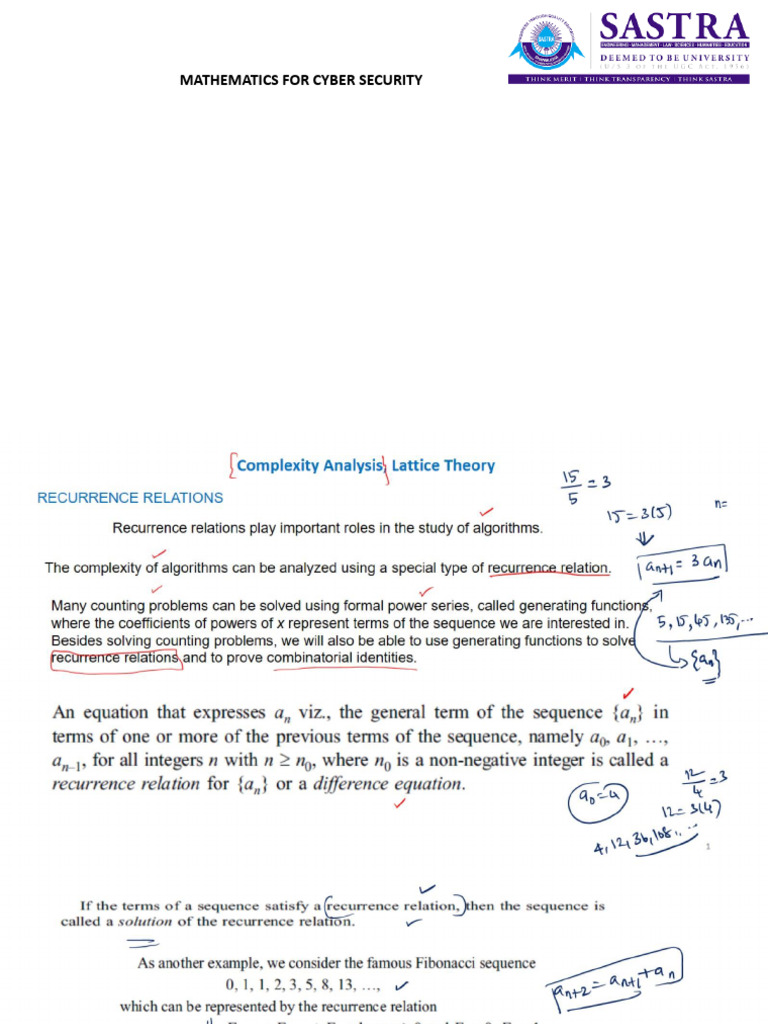 Lattice Theory in Cyber Security Math | PDF