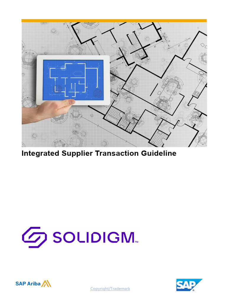 Solidigm - Integrated Supplier Transaction Guideline | PDF | Invoice | Electronic Data Interchange