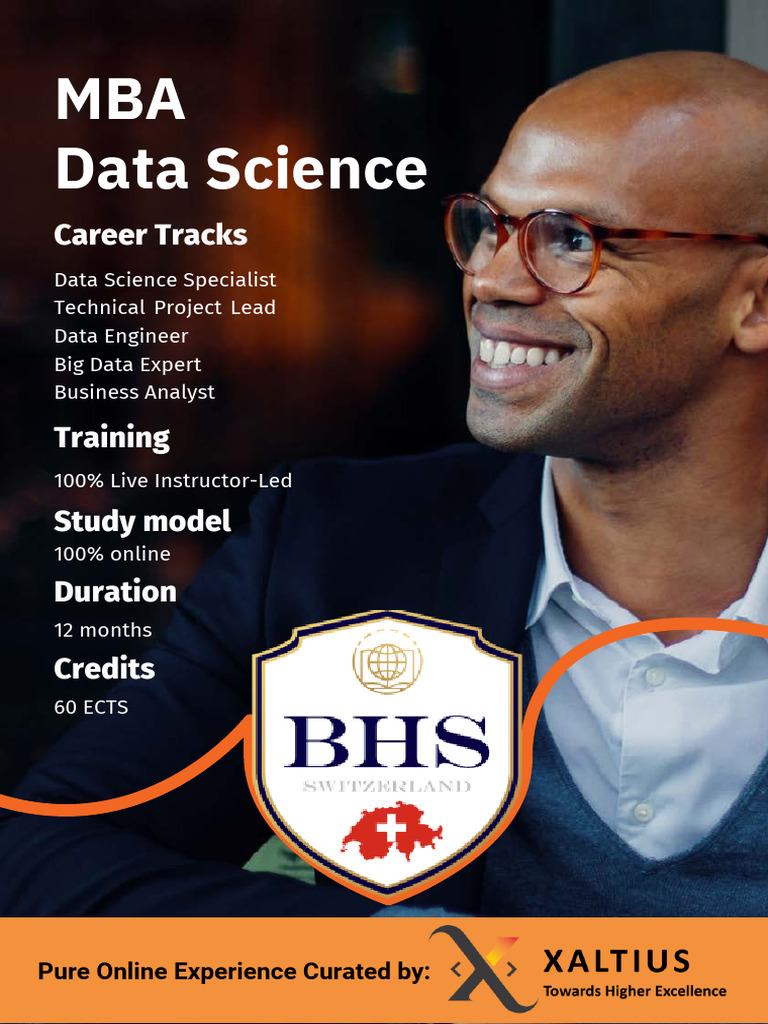 Xaltius-Bhs Mba Data Science | PDF | Machine Learning | Statistics
