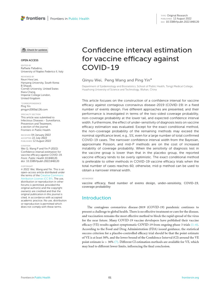 Intro - To - Probability & Confidence Interval | PDF | Confidence ...