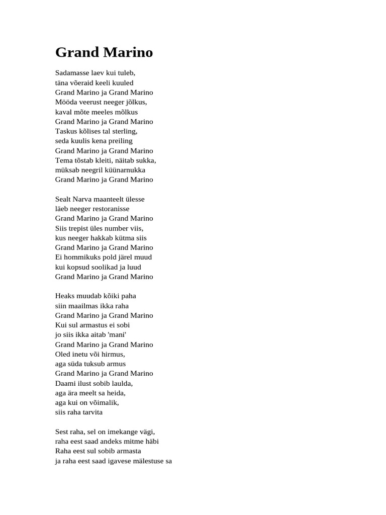 Grand Marino | PDF