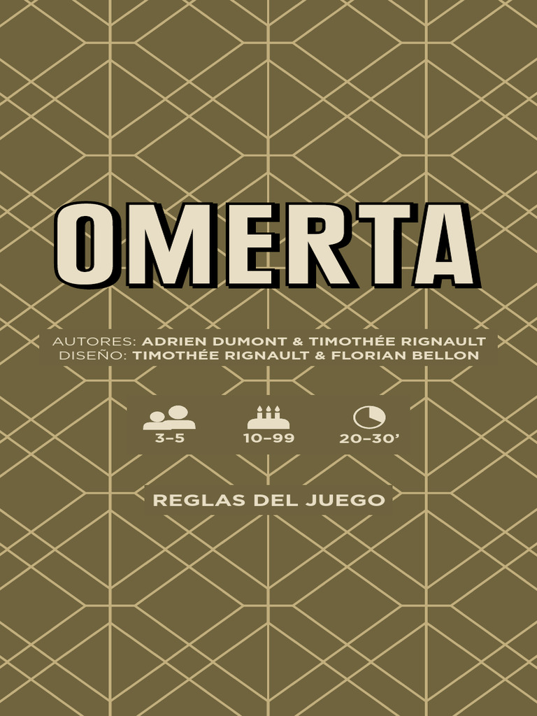 Omerta Rules ES-web | PDF | Crimen organizado | Sociedades secretas ...