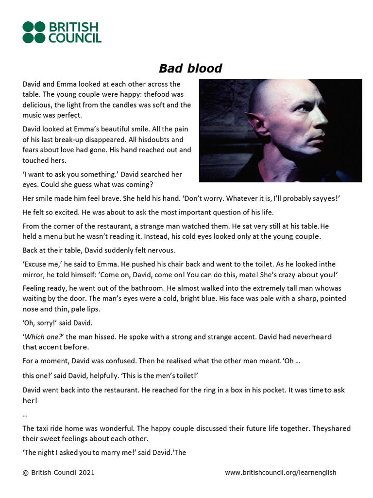 Bad Blood: A Vampire's Choice | PDF | Vampires