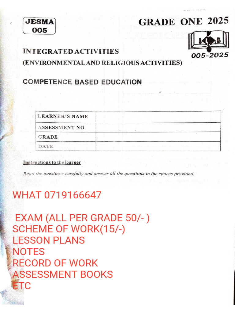 JESMA 005 GRADE 1-101 - Sign0 - Sign | PDF