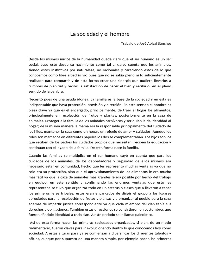 Evolución del Hombre y la Sociedad | PDF | imperio Romano | Sociedad