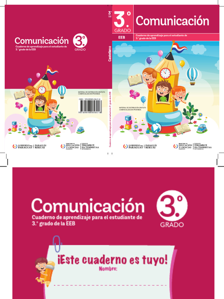 Cuaderno Comunicación 3° Grado | PDF | Cuentos | Fábula