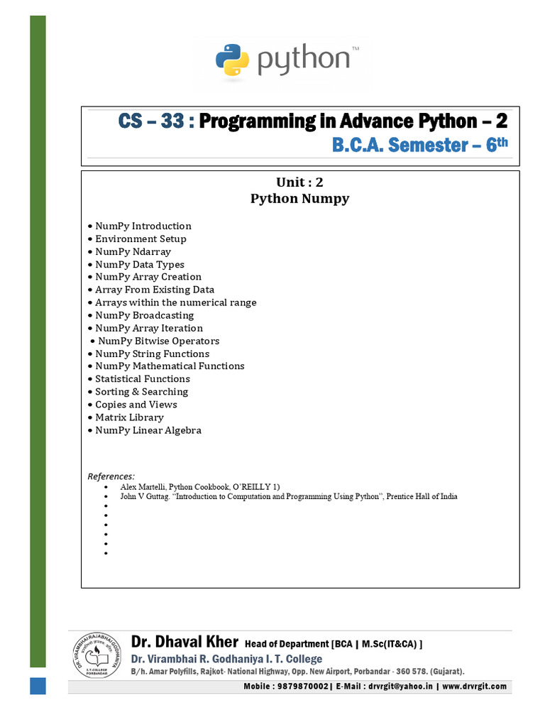 Unit 2 | PDF | Integer (Computer Science) | Parameter (Computer Programming)