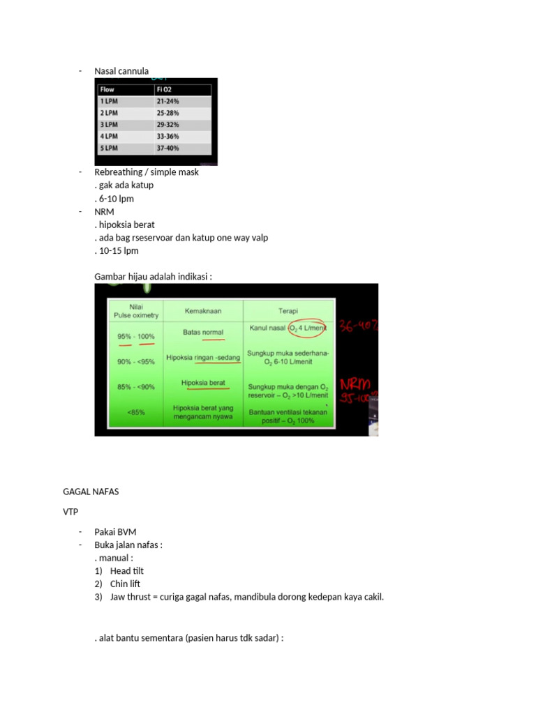 Terapi Oksigen | PDF