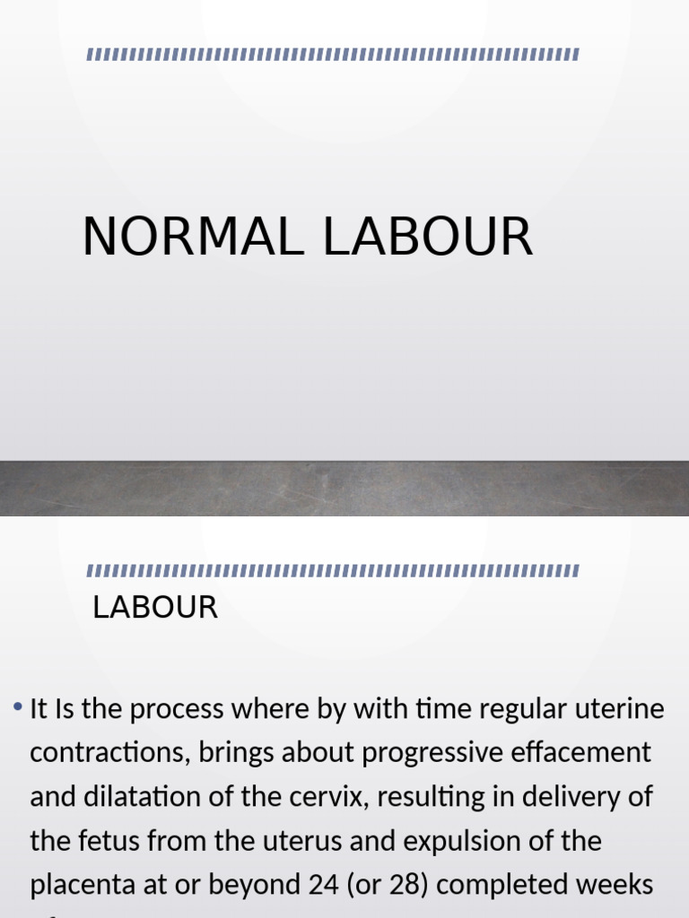 Normal Labor With Induction of Labour | PDF | Childbirth | Uterus