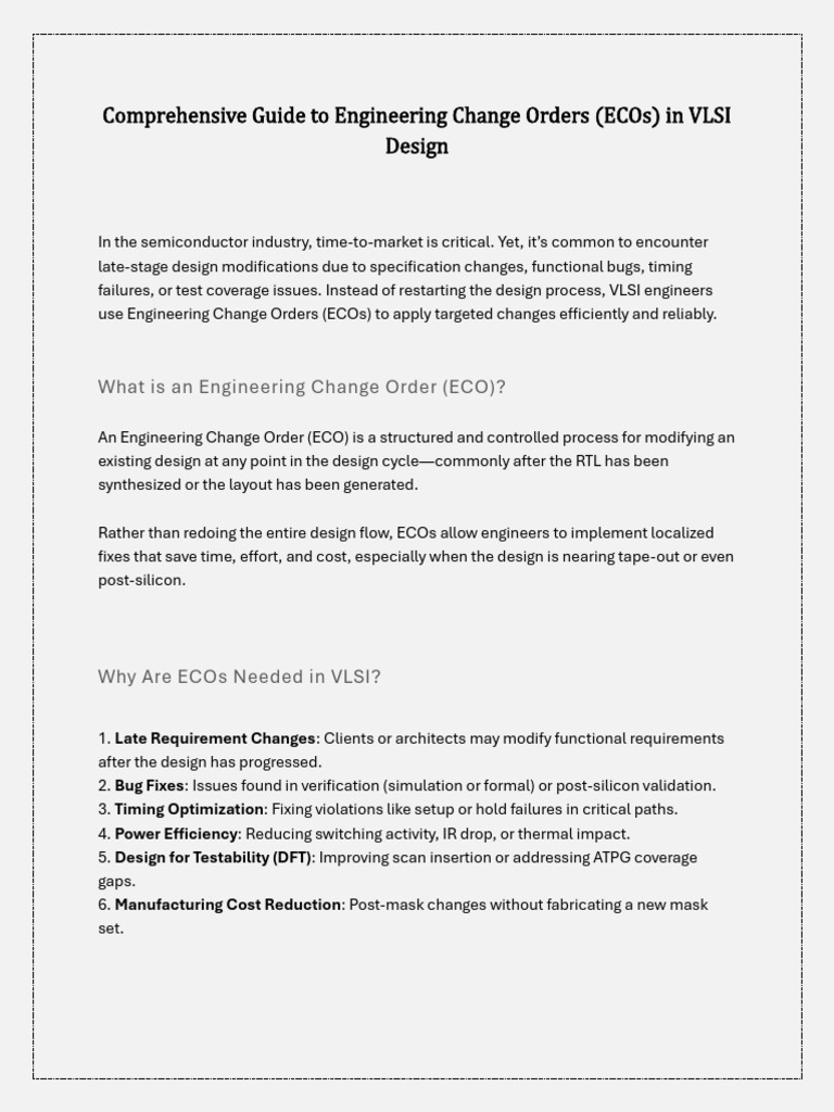Engineering Change Order | PDF | Design | Electrical Engineering