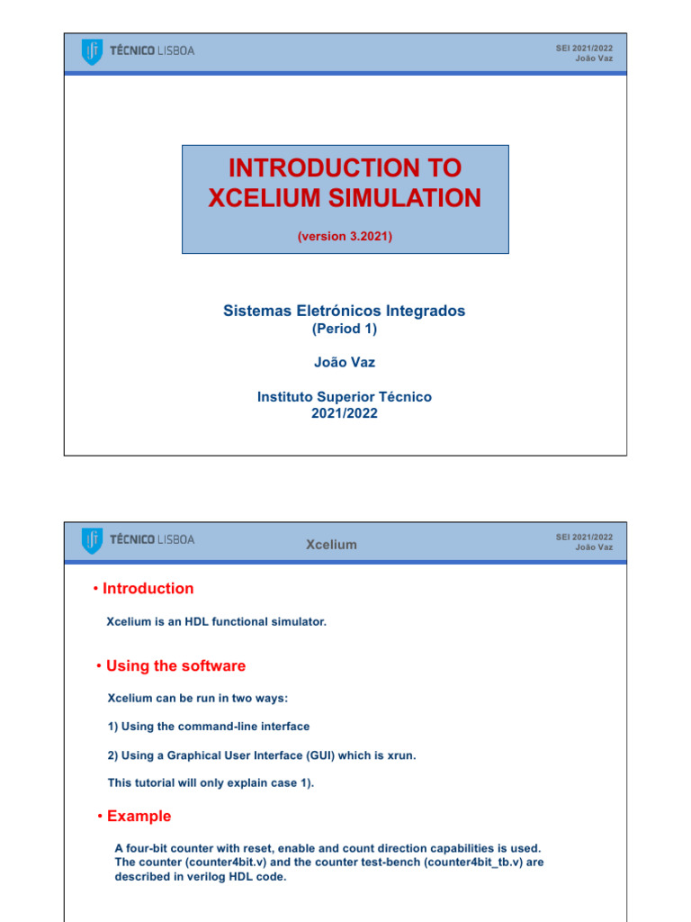 6 - Tutorial Xcelium Simulation 2021 | PDF | Hardware Description ...