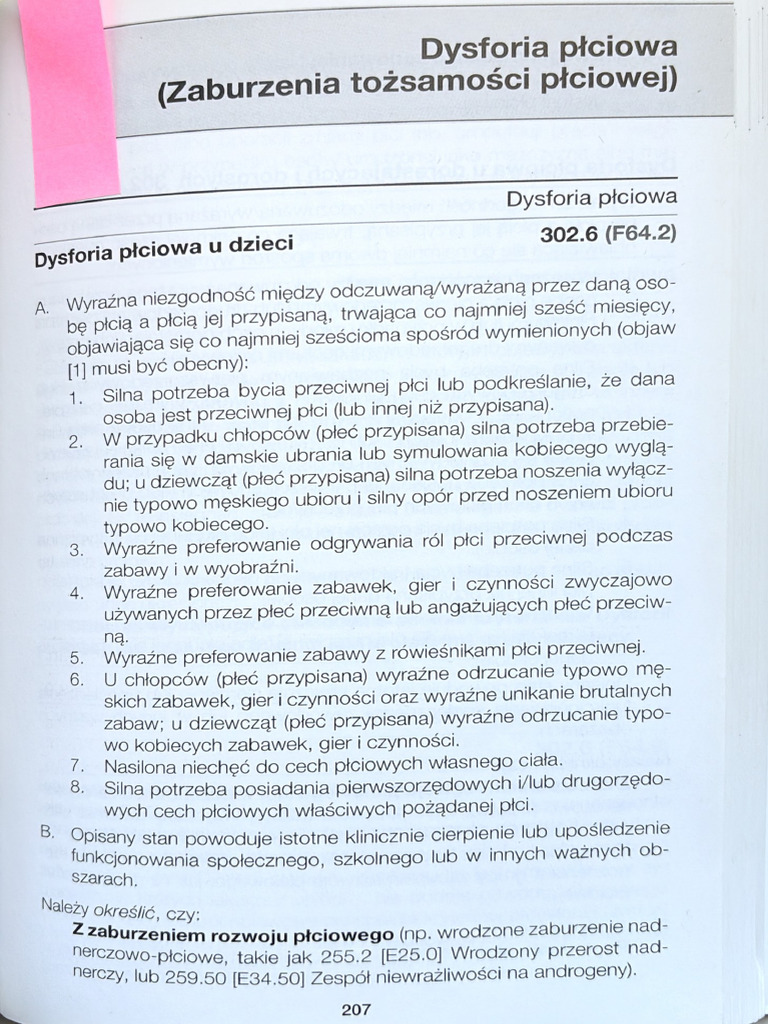 DSM-5 Dysforia Płciowa | PDF