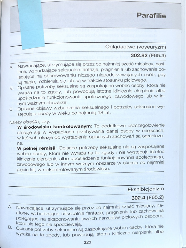DSM 5 Parafilie | PDF