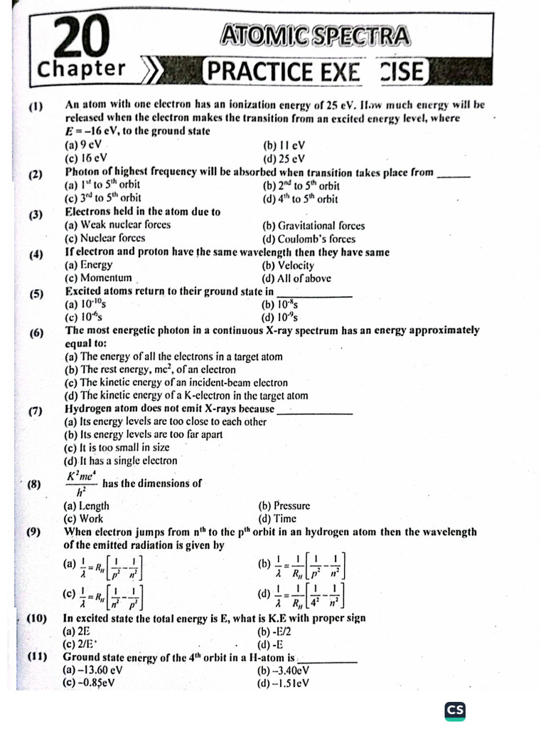 Atomic Physics TPP | PDF