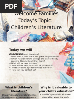 Literacy Night Activities: Reading Books | PDF | Human Communication ...