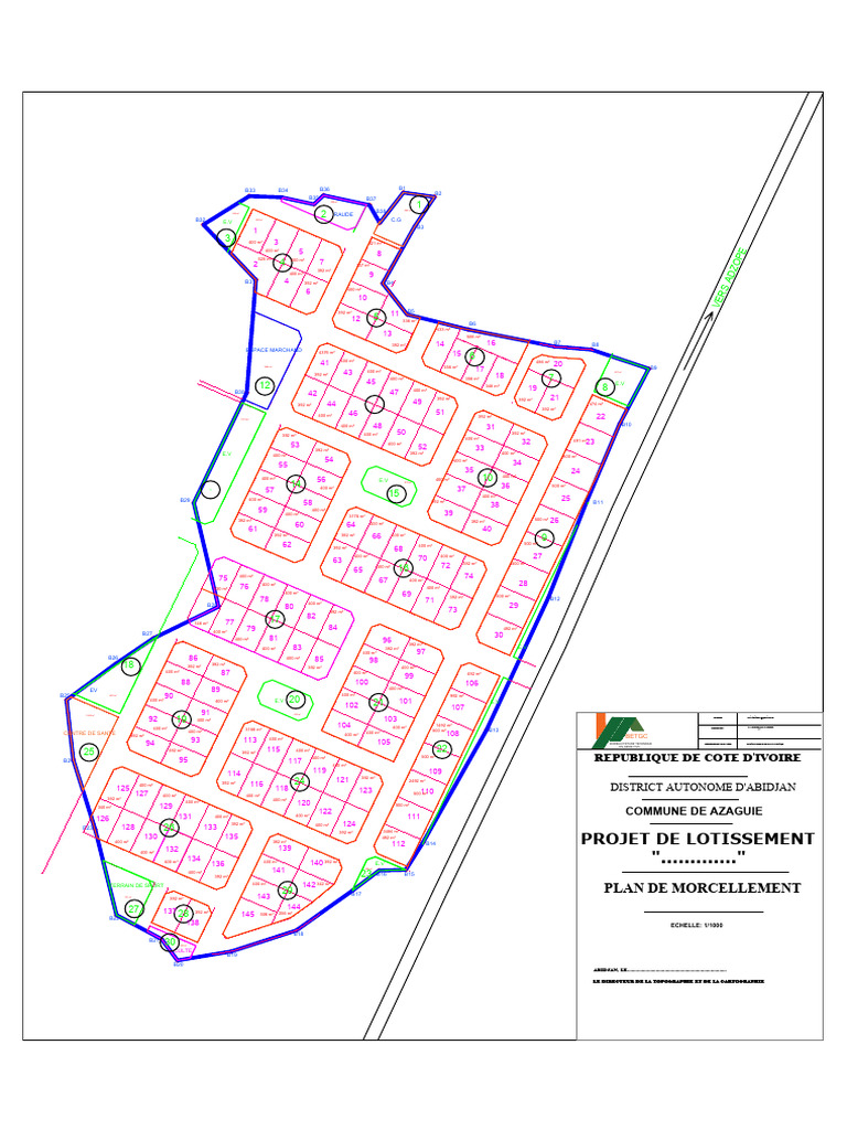 Plan de Morcellement 1 | PDF