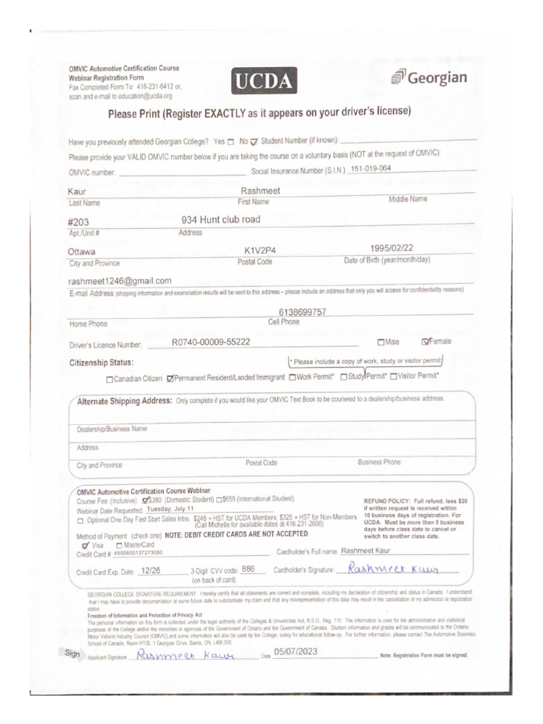 OMVIC Automotive Certification Course | PDF