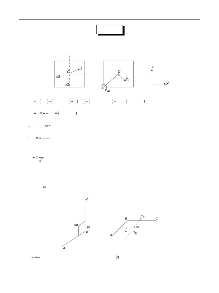 Spotlight XI (2023-24) Day-3 PPT Physics (Sol.) | PDF | Rotation Around A Fixed Axis | Metrology
