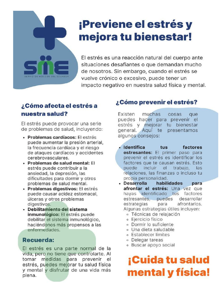 Prevención de Estrés Laboral | PDF