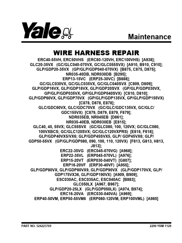 Wire Harness Repair: Maintenance | PDF | Electrical Connector ...