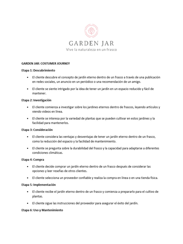 Costumer Journey | PDF