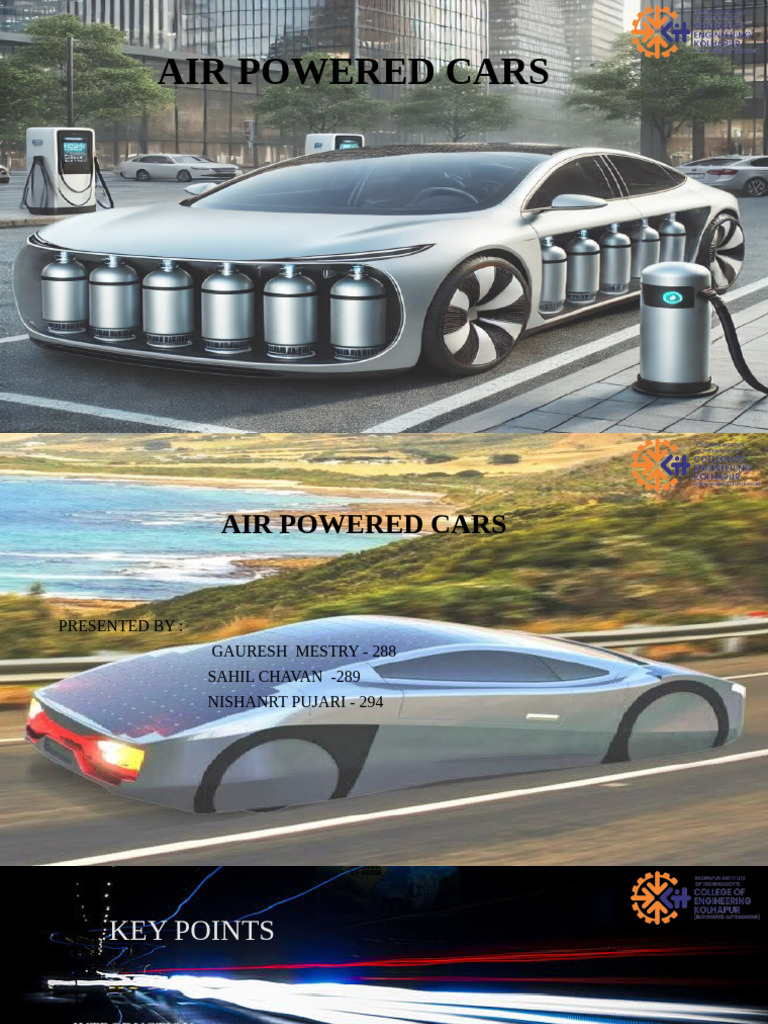 Air Powered Cars: Eco-Friendly Vehicles | PDF | Internal Combustion ...