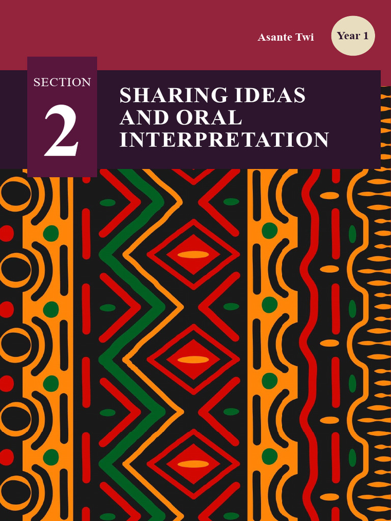 LM Asante Twi Section 2 T Version | PDF | Speed Reading | Discourse