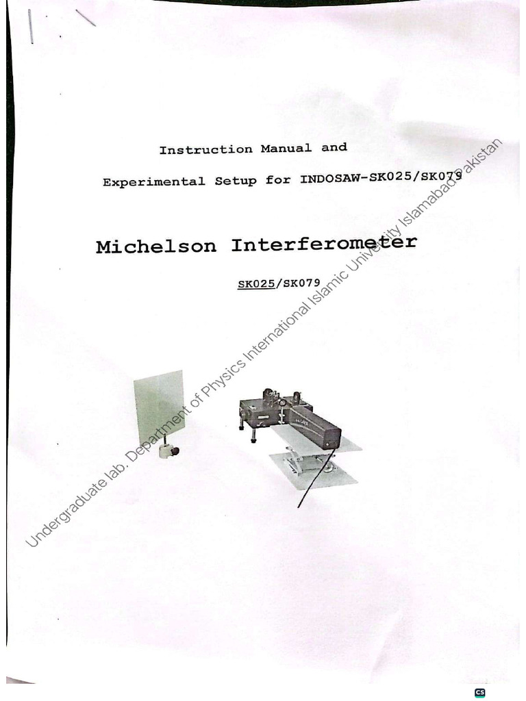 Lab Manuel Michelson Interformer | PDF