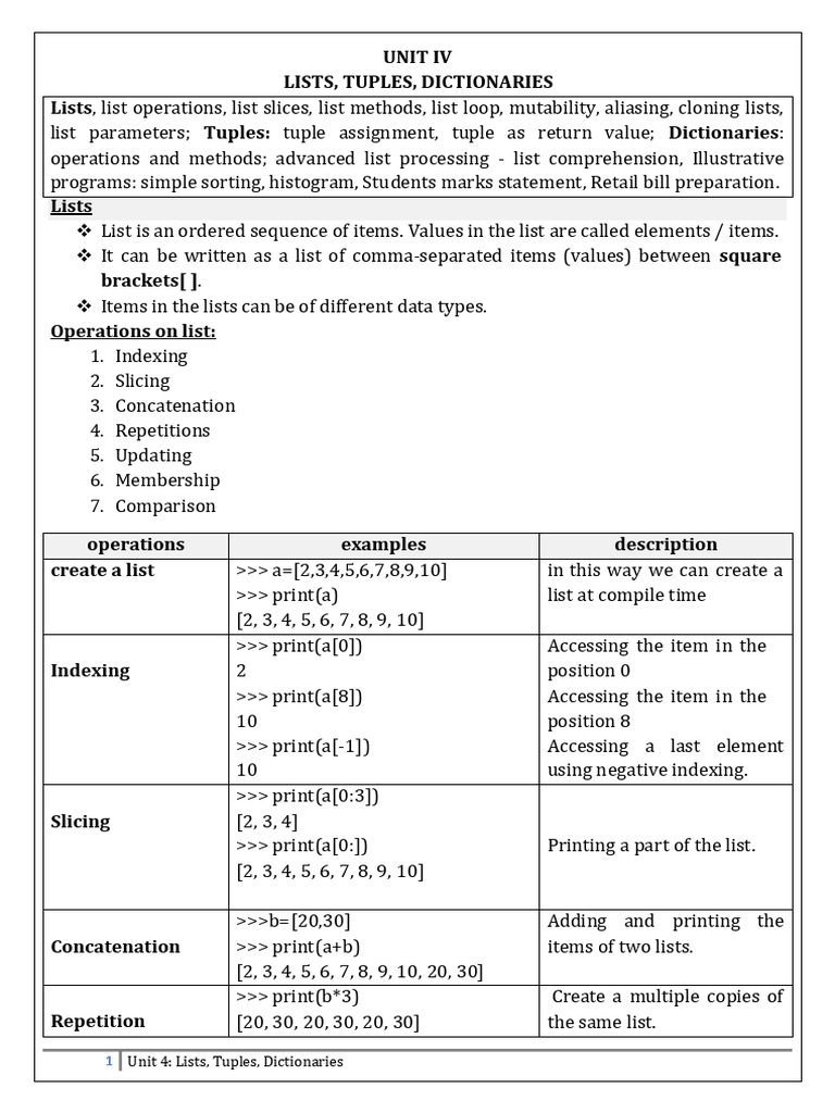 Pspp Unit 4 Notes | PDF | Parameter (Computer Programming) | Control Flow