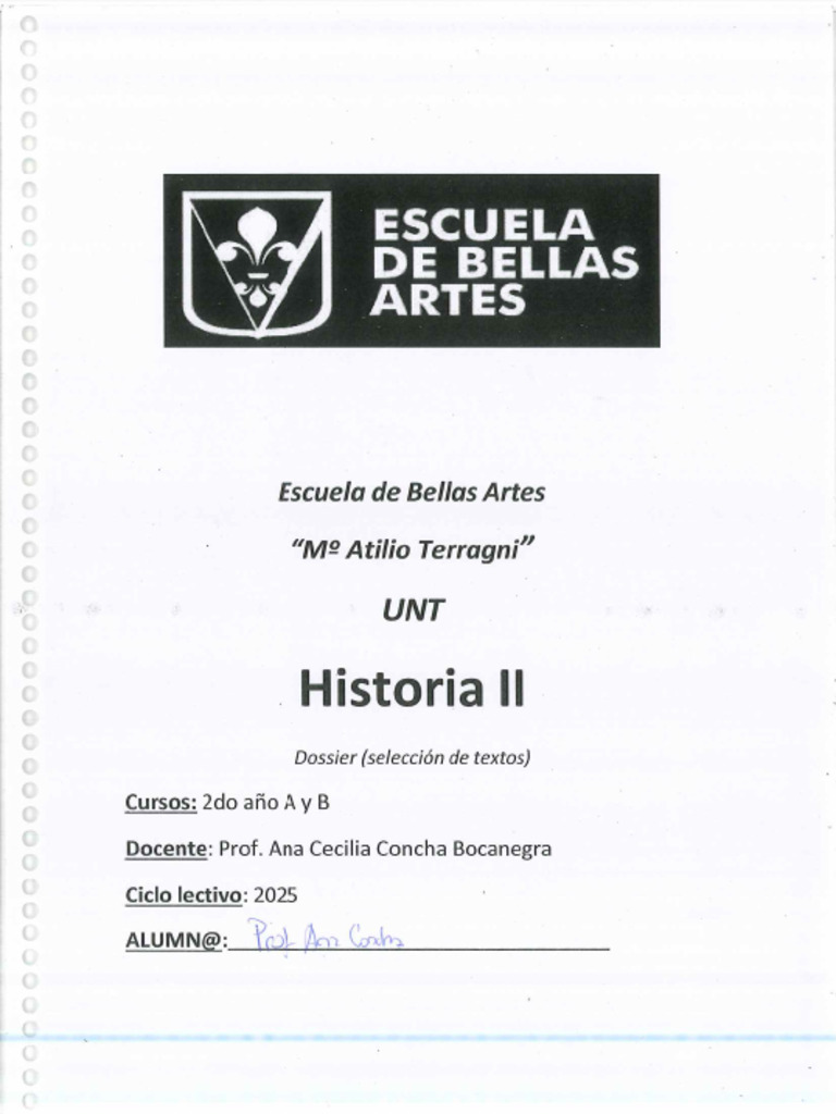 Historia 2 Cuadernillo 2025. EBA | PDF