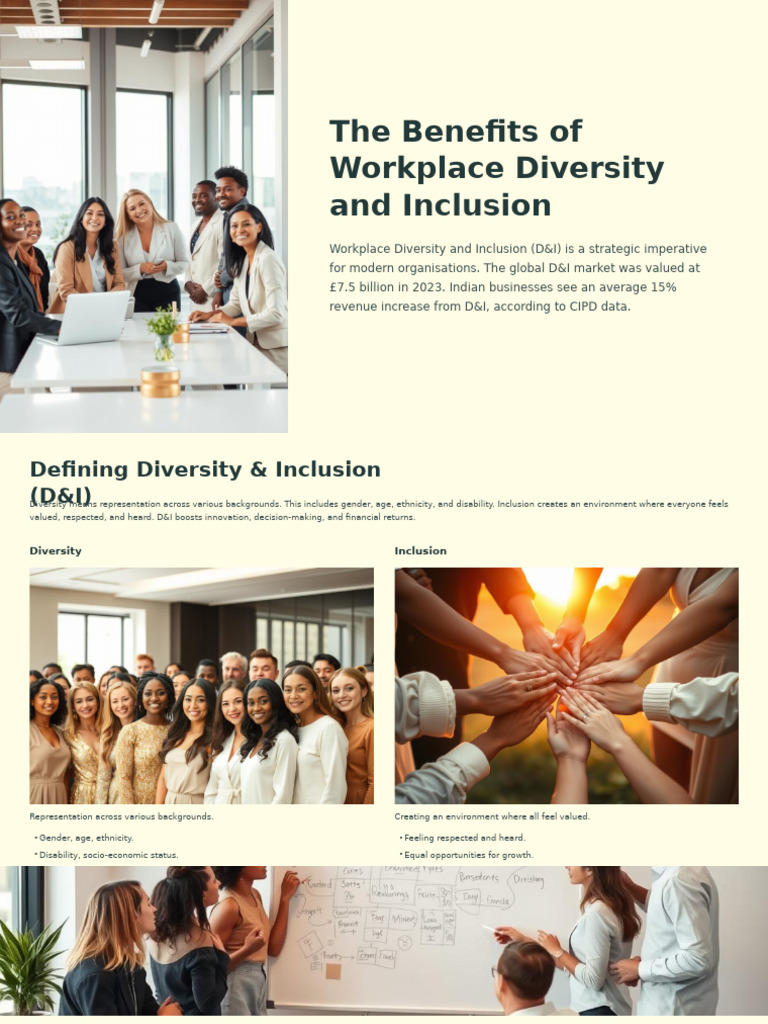 The Benefits of Workplace Diversity and Inclusion | PDF | Employee ...