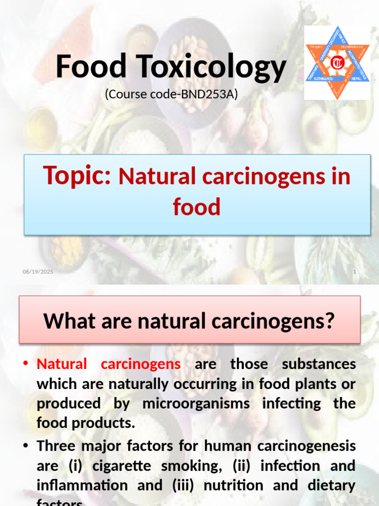 Natural Carcinogens in Food Explained | PDF | Carcinogen