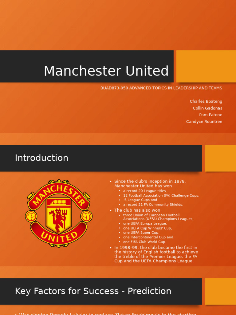 Manchester United: History and Future Insights | PDF | Manchester ...