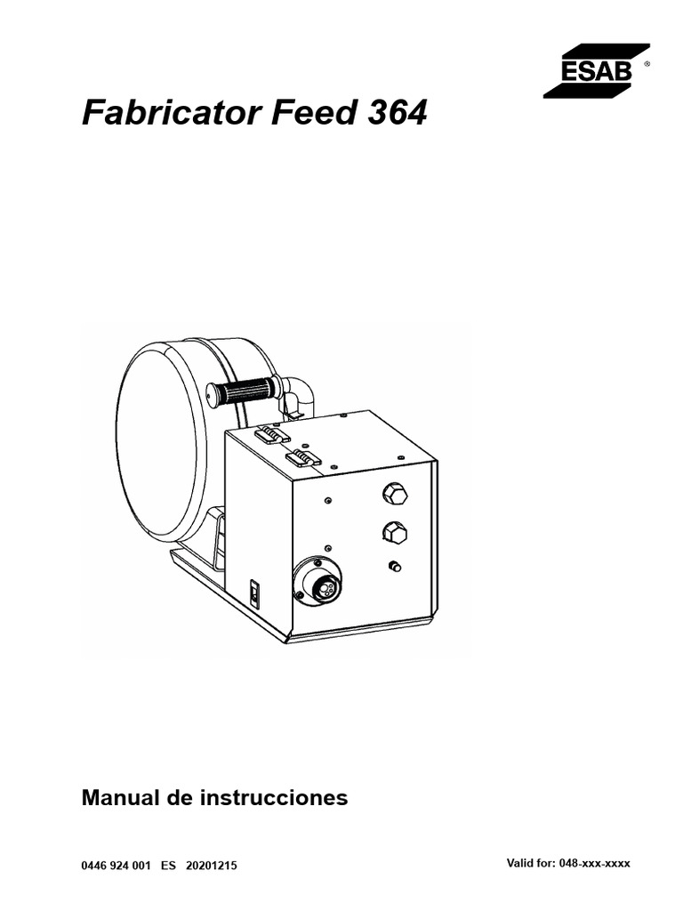 Manual de Fabricator Feed 364 PDF | PDF | Soldadura | Construcción
